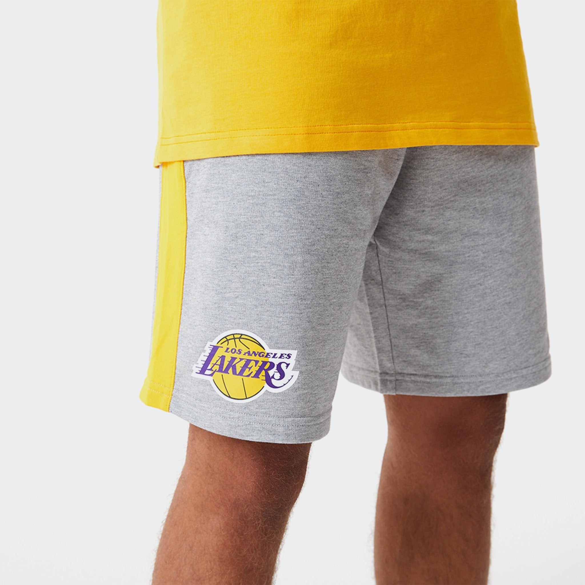 LA LAKERS SIDE PANEL GREY SHORTS – NOT FOR SALE